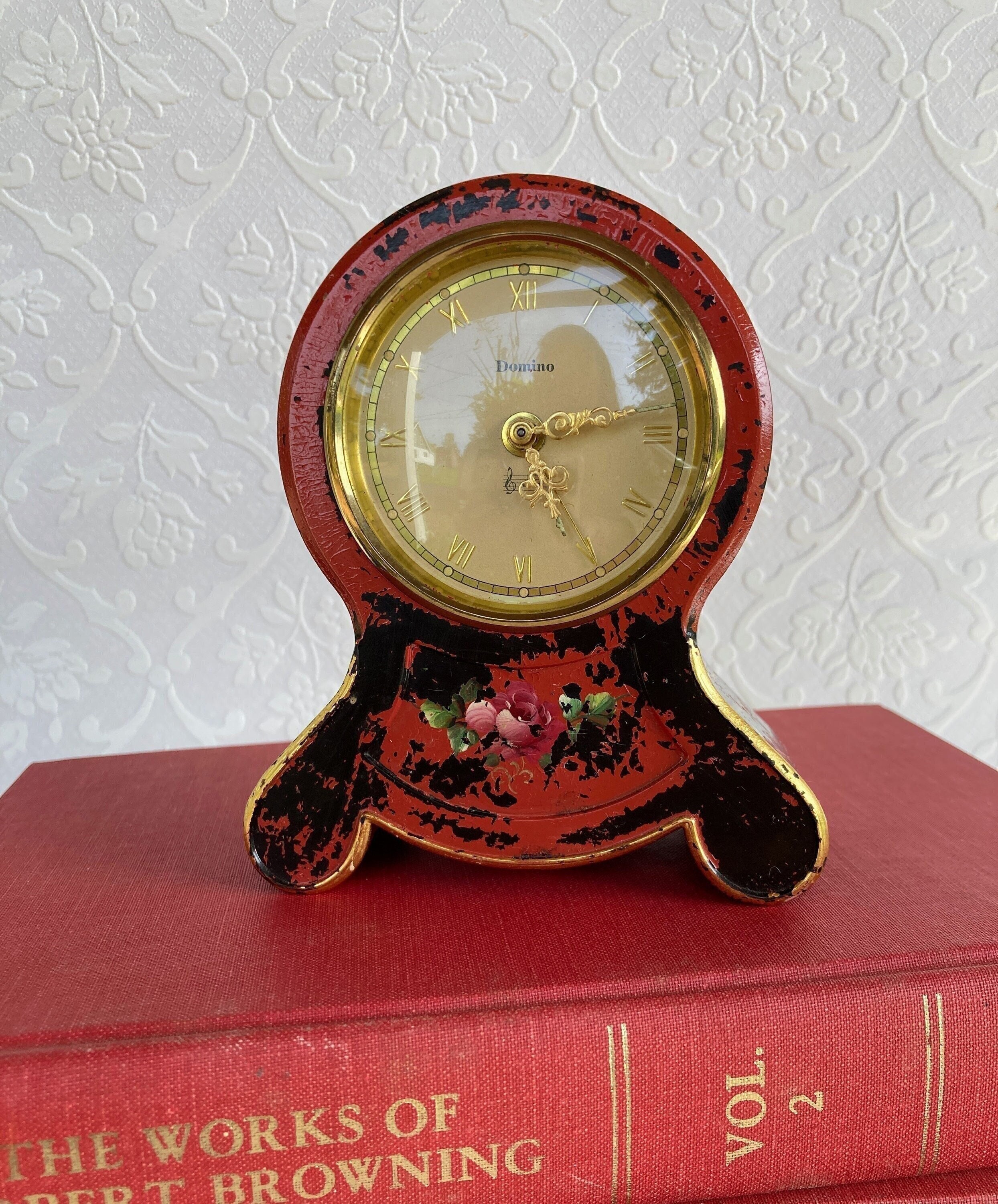 Vintage Domino Clock Fabrik SSS Marke German Made - Etsy