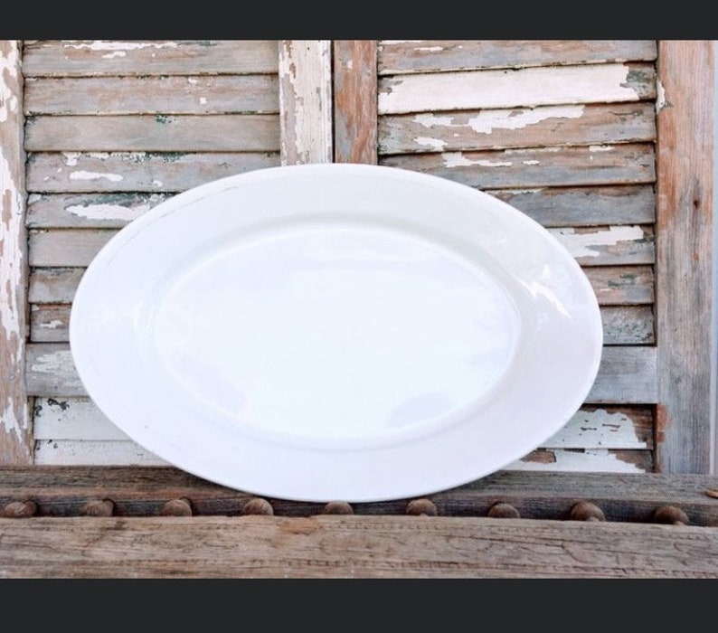 Ironstone Platter 18 Antique Extra Quality Farmhouse Decor - Etsy