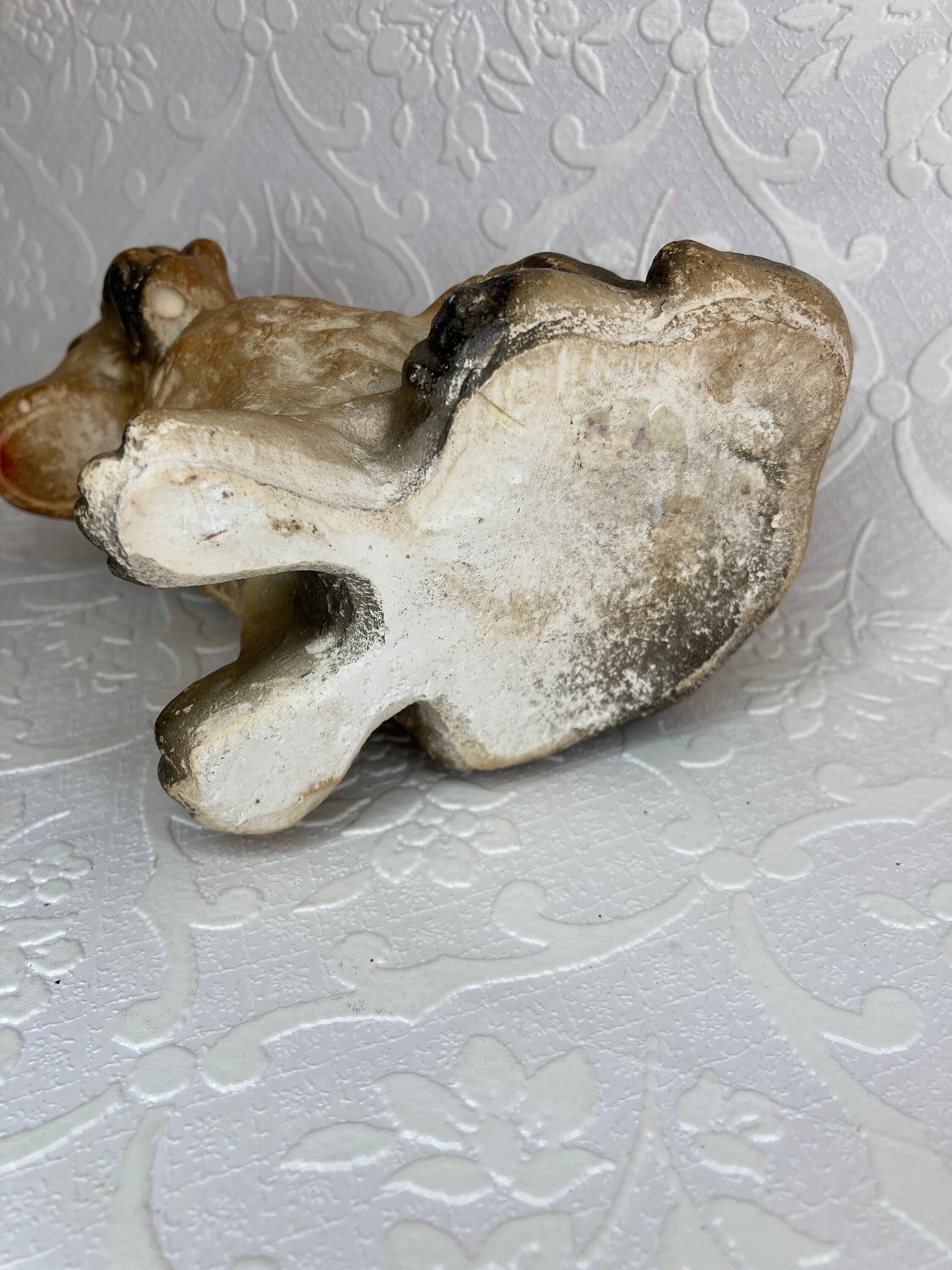 Vintage Shabby Chalkware Puppy Dog 1940s Carnival Prize - Etsy