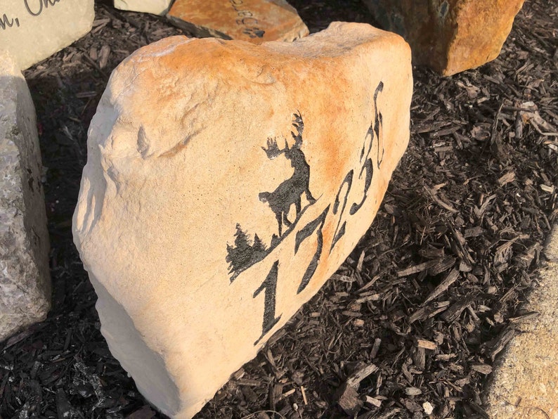 LARGE ENGRAVED Address Marker. Free Design Text Graphics & - Etsy