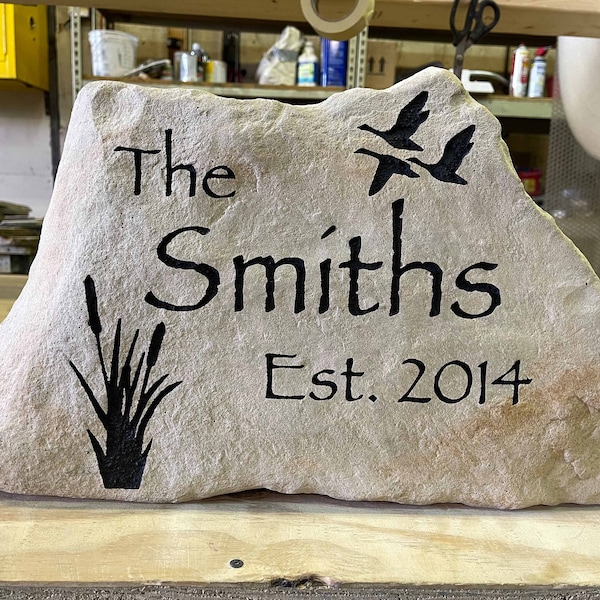 Address Rock - Etsy