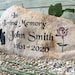 LARGE CARVED Memorial. Includes Engraving Design Text - Etsy