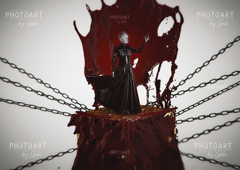 Hellraiser Pinhead Artwork cosplay poster | Etsy