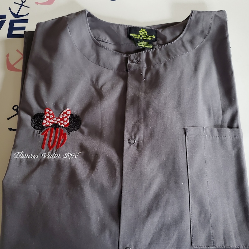 Monogrammed Scrubs - Etsy