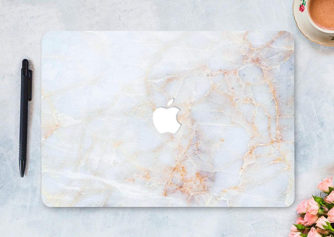 White Marble MacBook Pro 13 Case MacBook Pro 16 Case Stone MacBook Pro ...