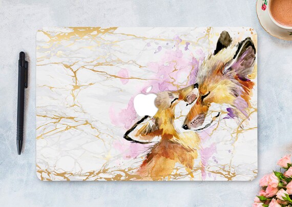 Fox Macbook Pro 15 Case Macbook Pro 13 Case Marble Macbook Pro | Etsy