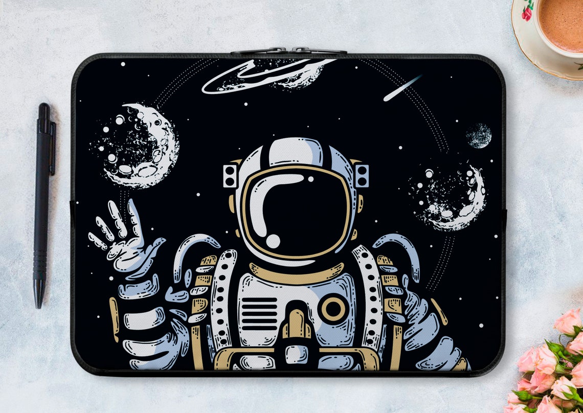 Space Laptop Bag Protective Laptop Case Astronaut Laptop | Etsy