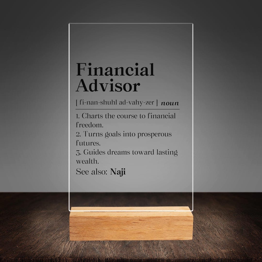 Personalized CFA Plaque, Financial Analyst Thank You Gift, Wealth ...