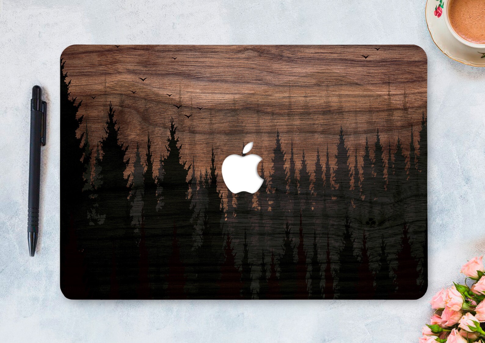 Forest Macbook Pro Case 16 Inch 2018 Wood Macbook Air 13 Inch - Etsy