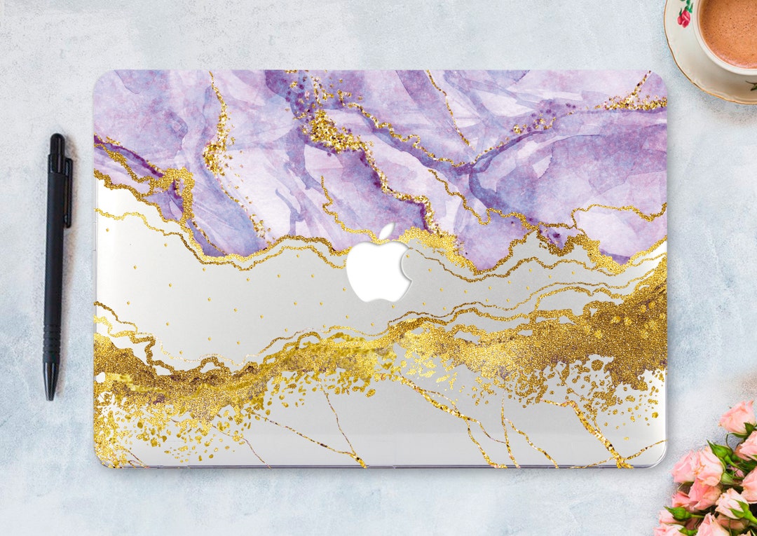 Purple Marble MacBook Pro 16 2021 Case MacBook Pro 14 A2442 Case ...