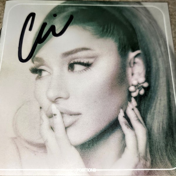 Ariana Grande Autograph - Etsy