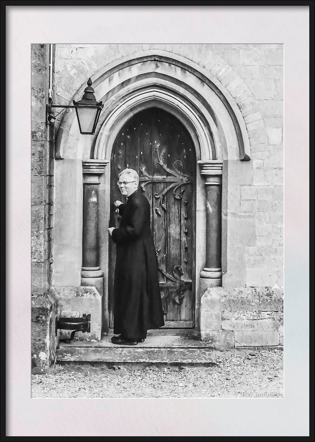 Morning Vicar Photograph of Vicar in Church Doorway in Five - Etsy