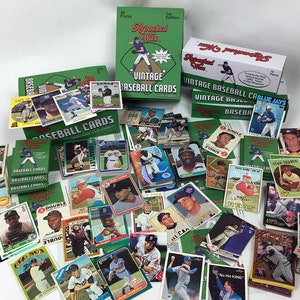 Repacked Wax 36-pack Vintage Baseball Card Wax Box - Cards From 1950s 