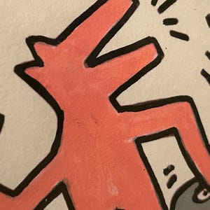 Keith Haring - DJ Dog & Dancing Dogs SIGNED and AUTHENTICATED - Etsy UK