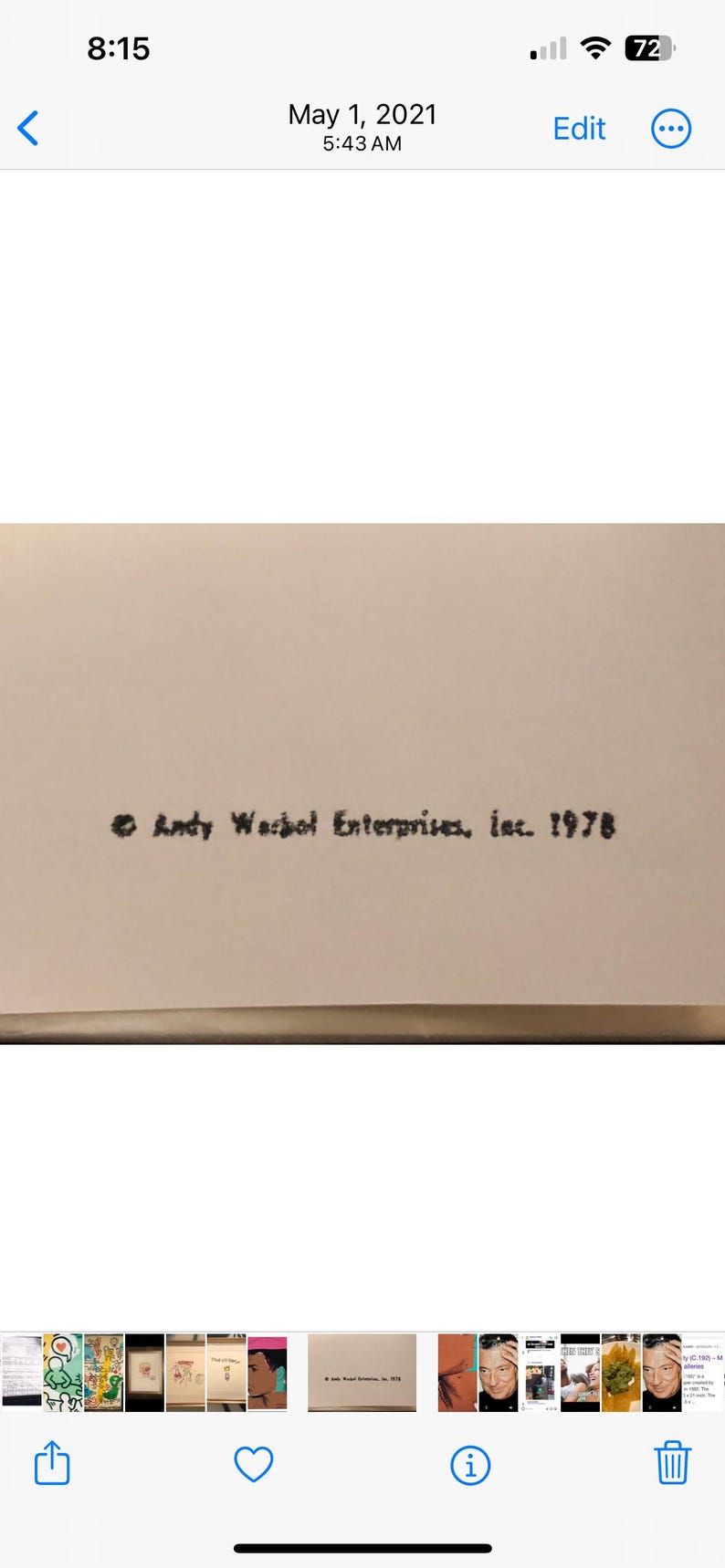 WARHOL Ali Screen 1978 Print YELLOW - Etsy