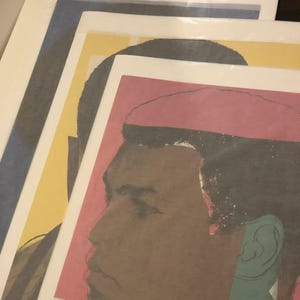 WARHOL Ali Screen 1978 Print YELLOW - Etsy