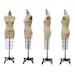 Plus Size Dress Form: Fine Linen Half Body Professional Form - Sizes 14 ...