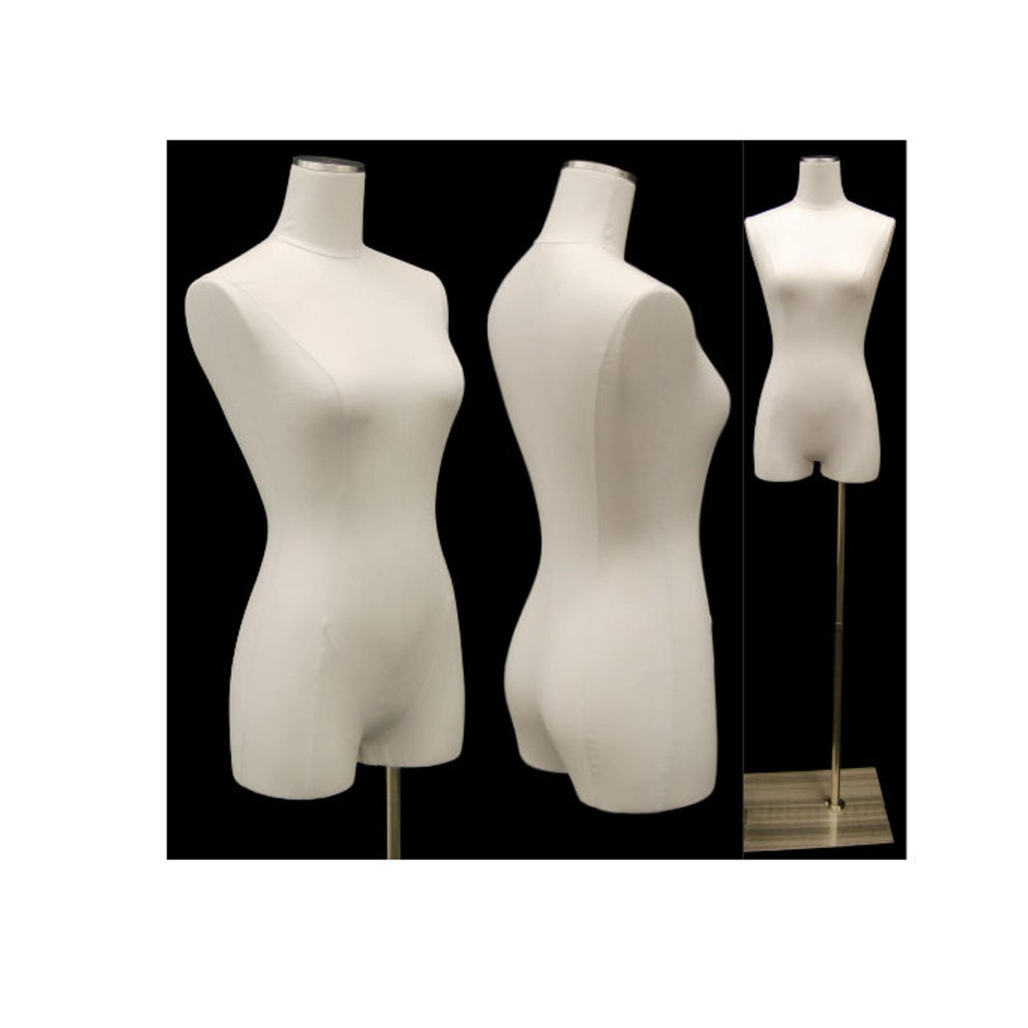 Pure White Linen Female Body Form With Legs and Base - Etsy