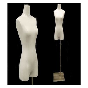 Pure White Linen Female Body Form With Legs and Base - Etsy