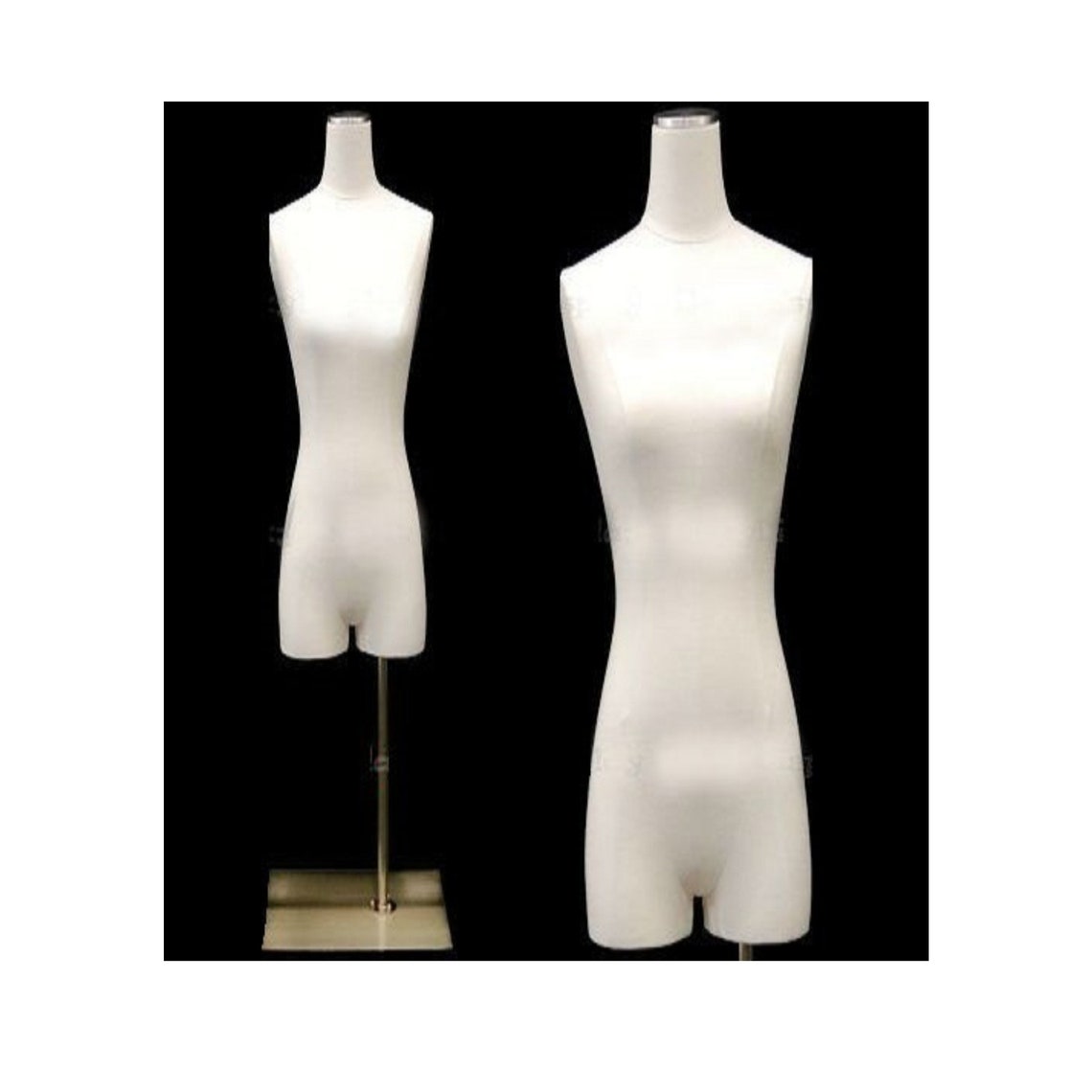 Pure White Linen Female Body Form With Legs and Base - Etsy