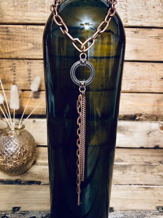 Wine Bottle Necklace Bottle Bling Liquor Bottle Jewelry Wine Charms Decorate your wine bottle Bling for Your Wine Bottle Gift Wine Ornament