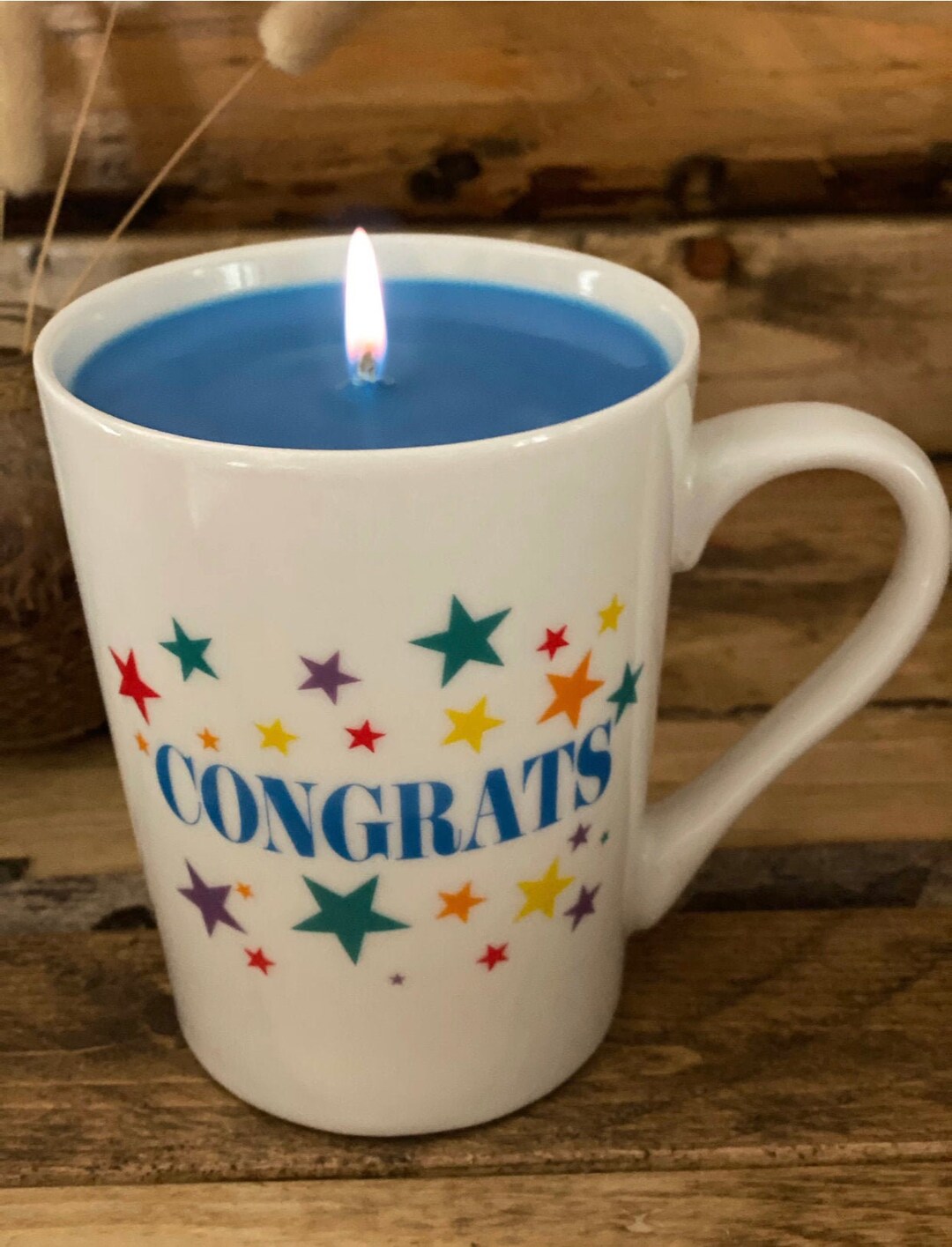 Congrats Gift Congratulations Candle mug Gift Keepsake mug Candle ...