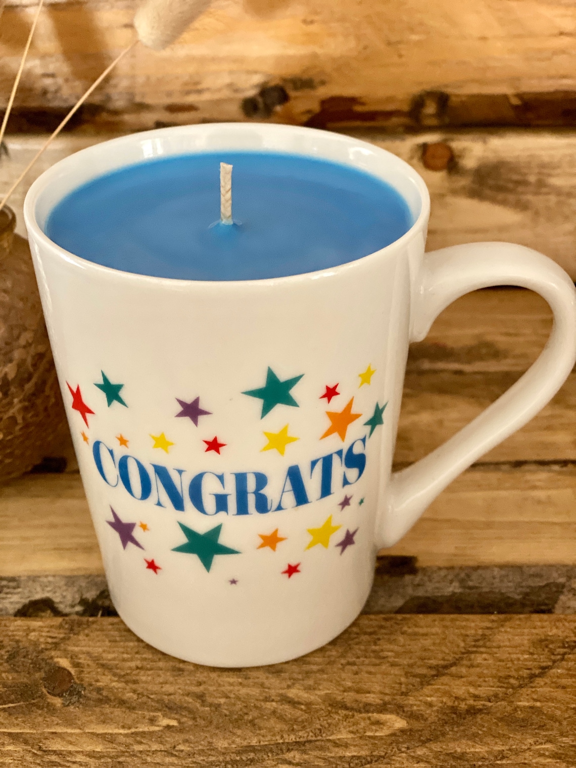 Congrats Gift Congratulations Candle mug Gift Keepsake mug | Etsy