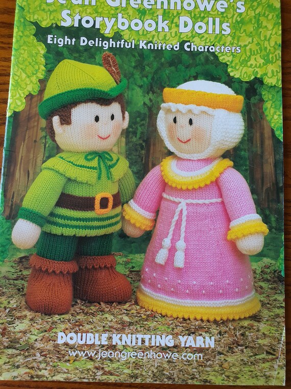 Jean Greenhowe Knitting Pattern storybook Dolls eight | Etsy