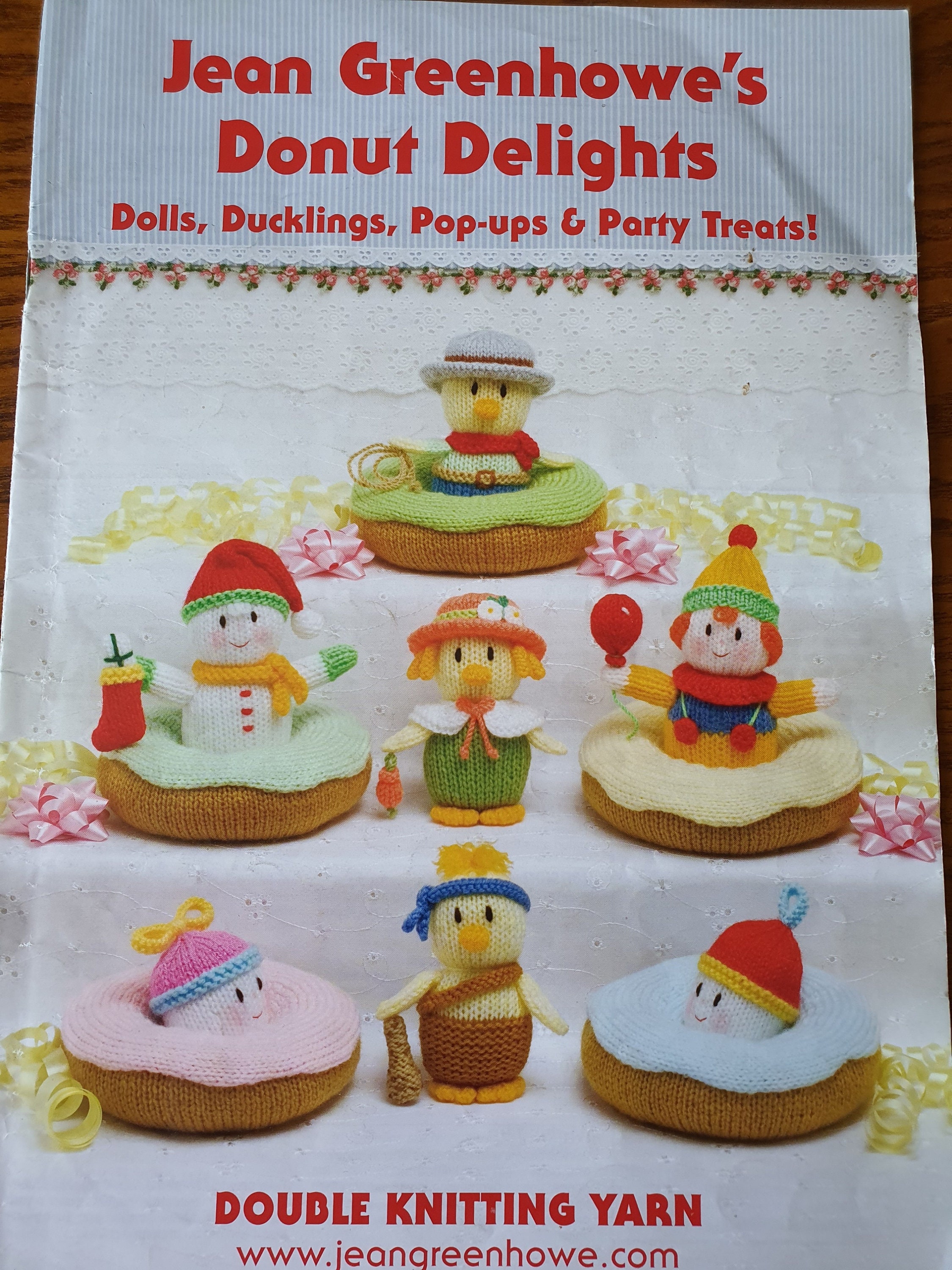 Blueprints Jean Greenhowe Knittingpattern booklet Donut Delights with ...