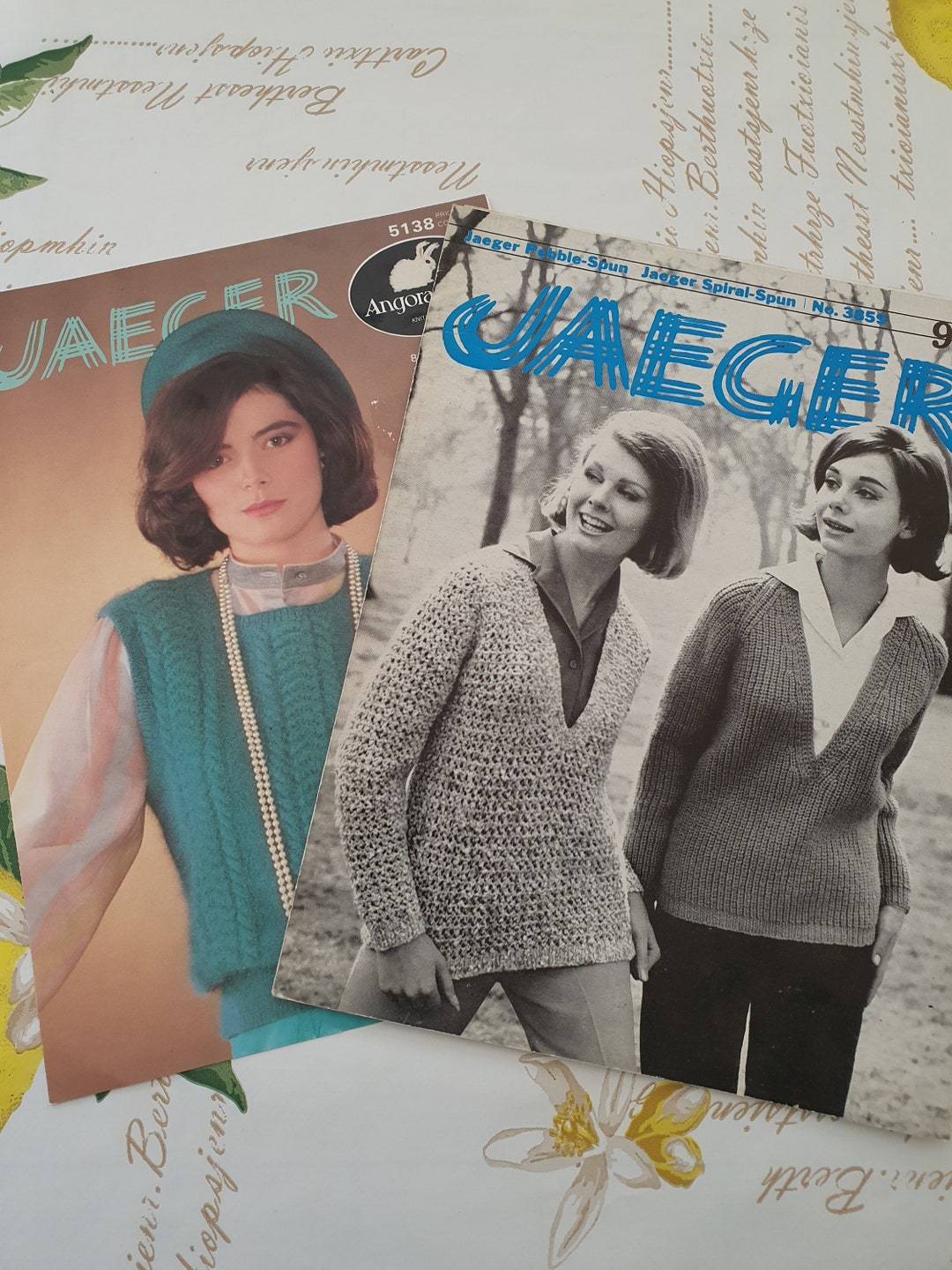 Jaeger Knitting Patterns - Etsy UK