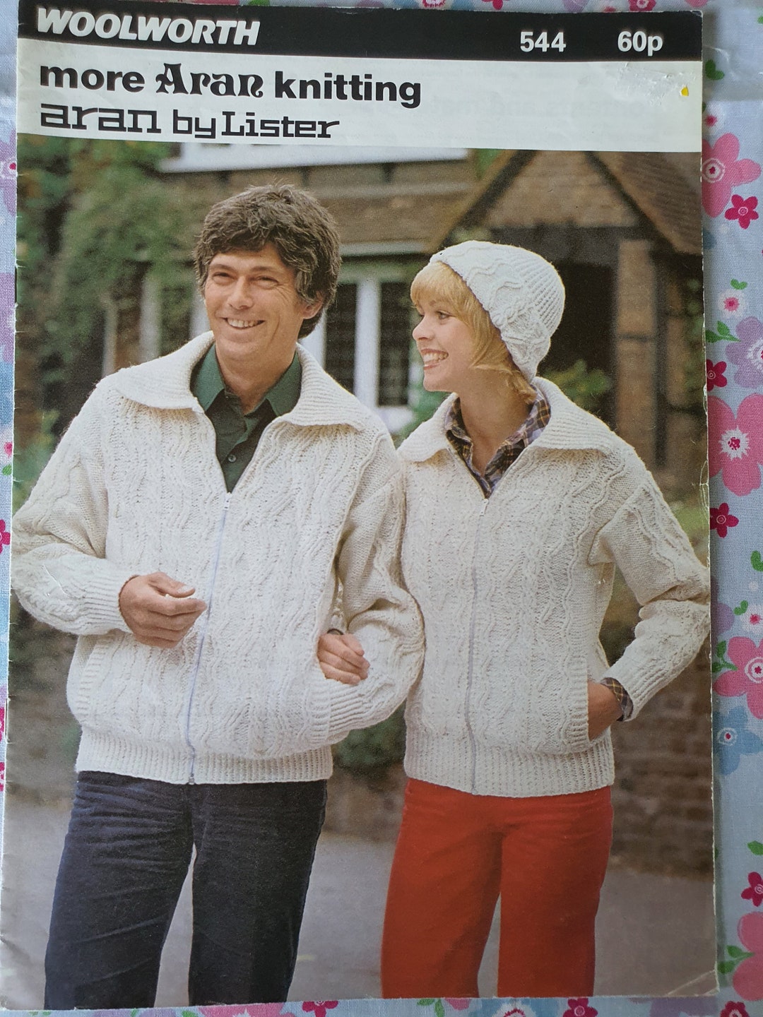 Woolworths More Aran Knitting by Lister Pattern Booklet 544 , Family ...
