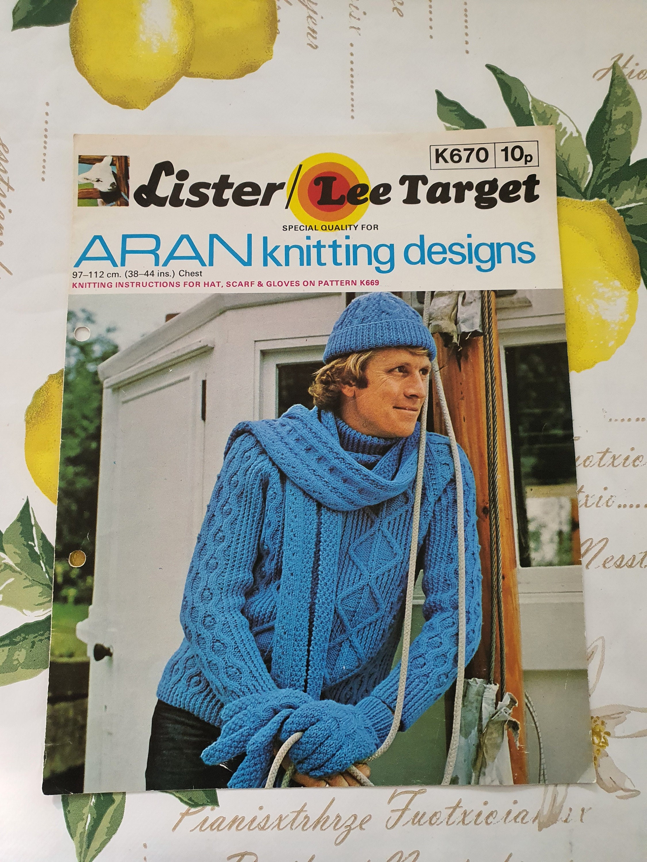 Knitting Multi Size 22 to 28 Chest Textiles K1108 Vintage Knitting ...