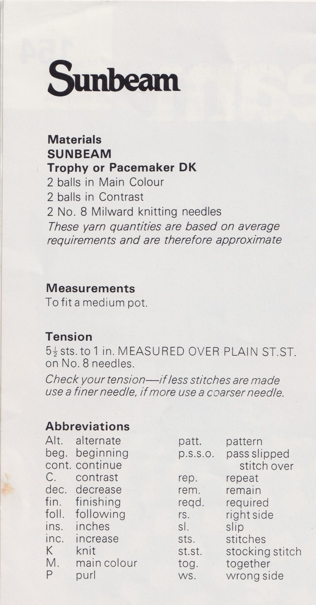 Sunbeam Knitting Pattern 154 tea Cosies Double Knit - Etsy