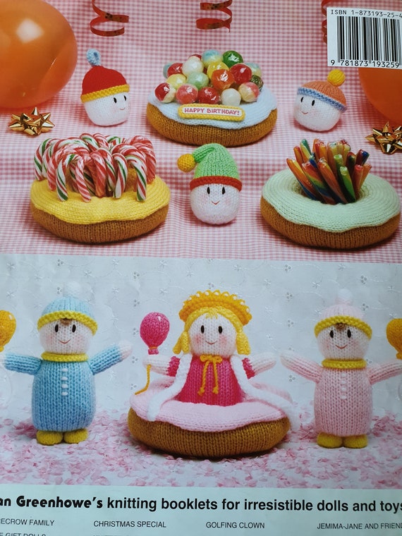 Blueprints Jean Greenhowe Knittingpattern booklet Donut Delights with ...