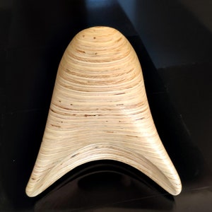 Abstract Contemporary Wood Sculpture, Original, Deco Art, Carved Wood ...