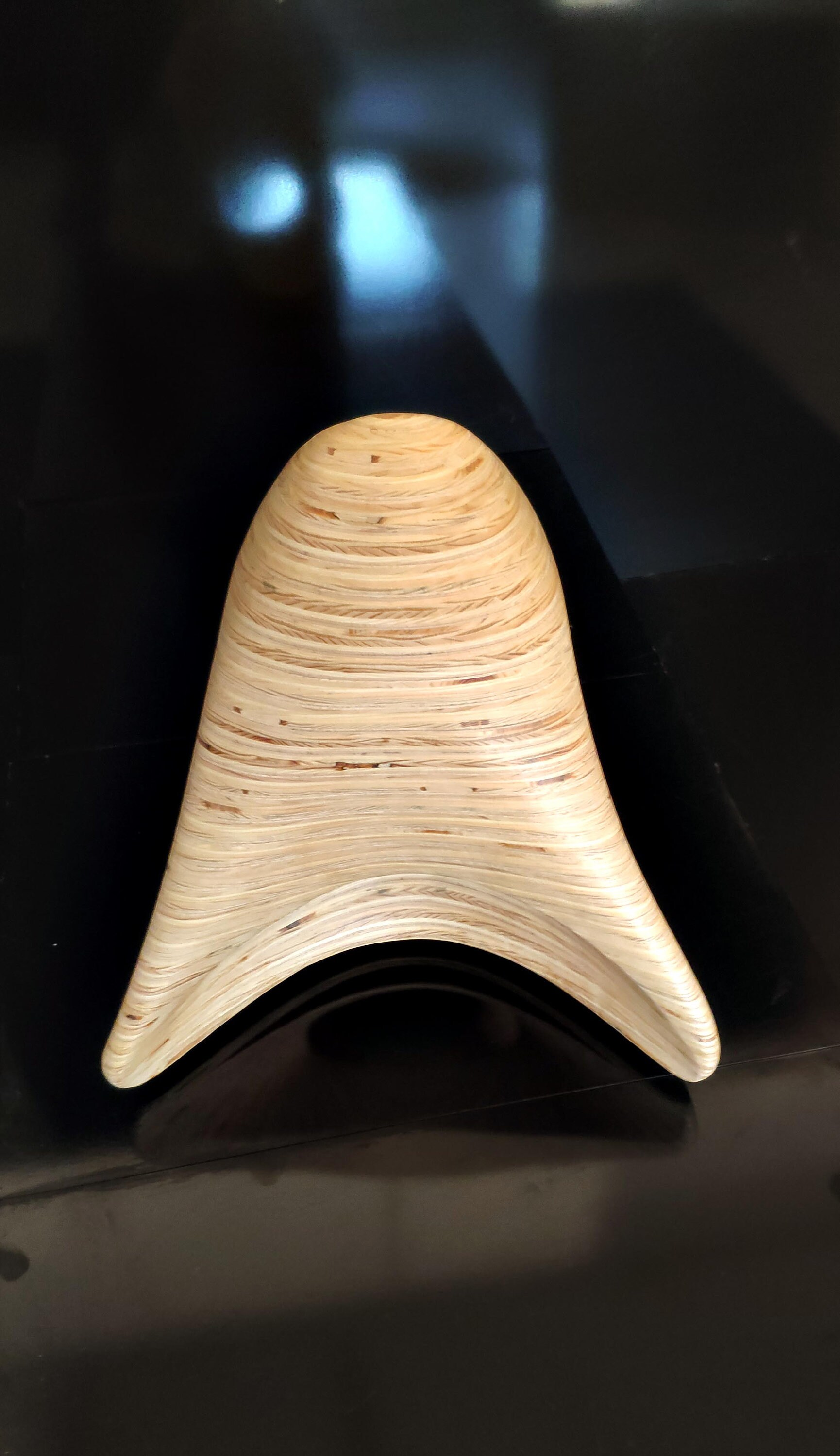 Abstract Contemporary Wood Sculpture, Original, Deco Art, Carved Wood ...