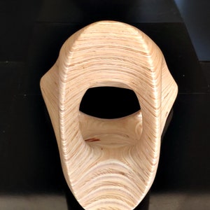 Abstract Contemporary Wood Sculpture, Original, Deco Art, Carved Wood ...