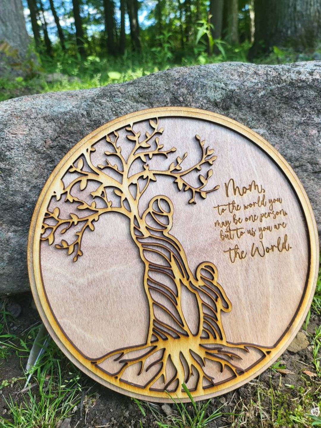 Mother's Tree of Life Sign 1 to 5 Children Available Custom Gift ...