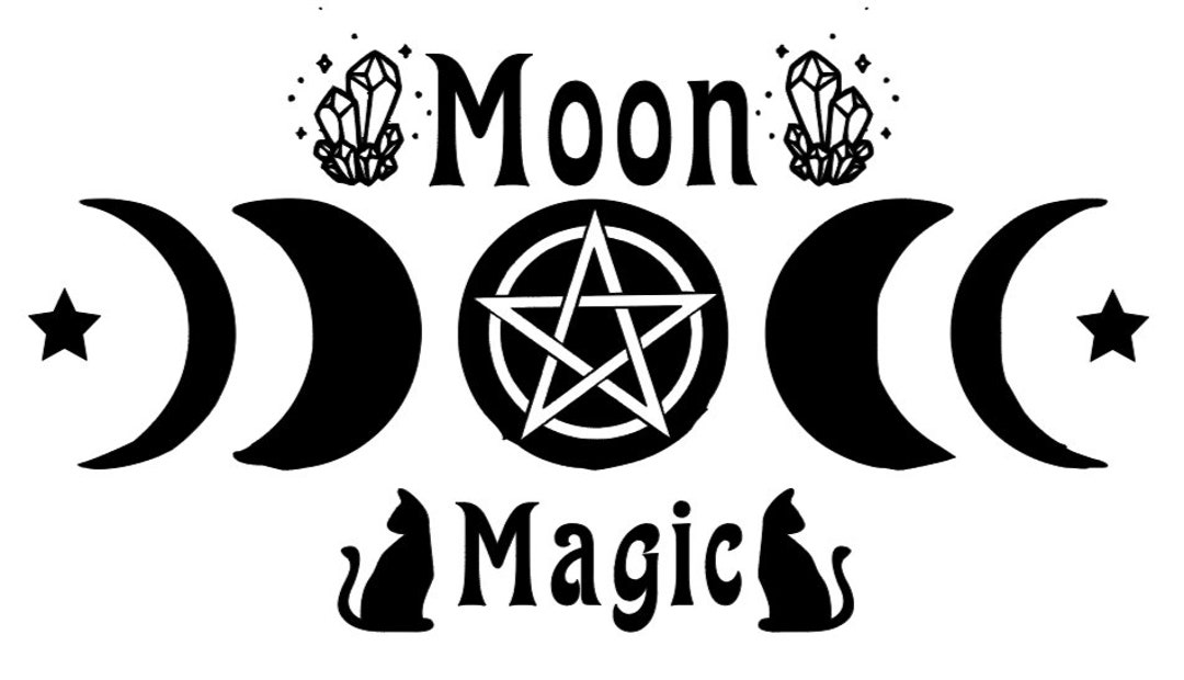 Moon Magic PNG/SVG Digital File - Etsy