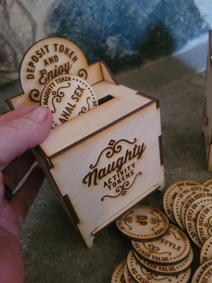 Personalized Adult Naughty Tokens Valentines Day Gift | Etsy