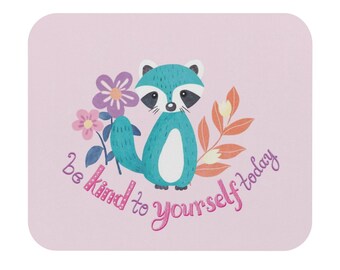 Raccoon Mouse Pad, Trash Panda Social Club Raccoon, Funny Racoon Decor ...