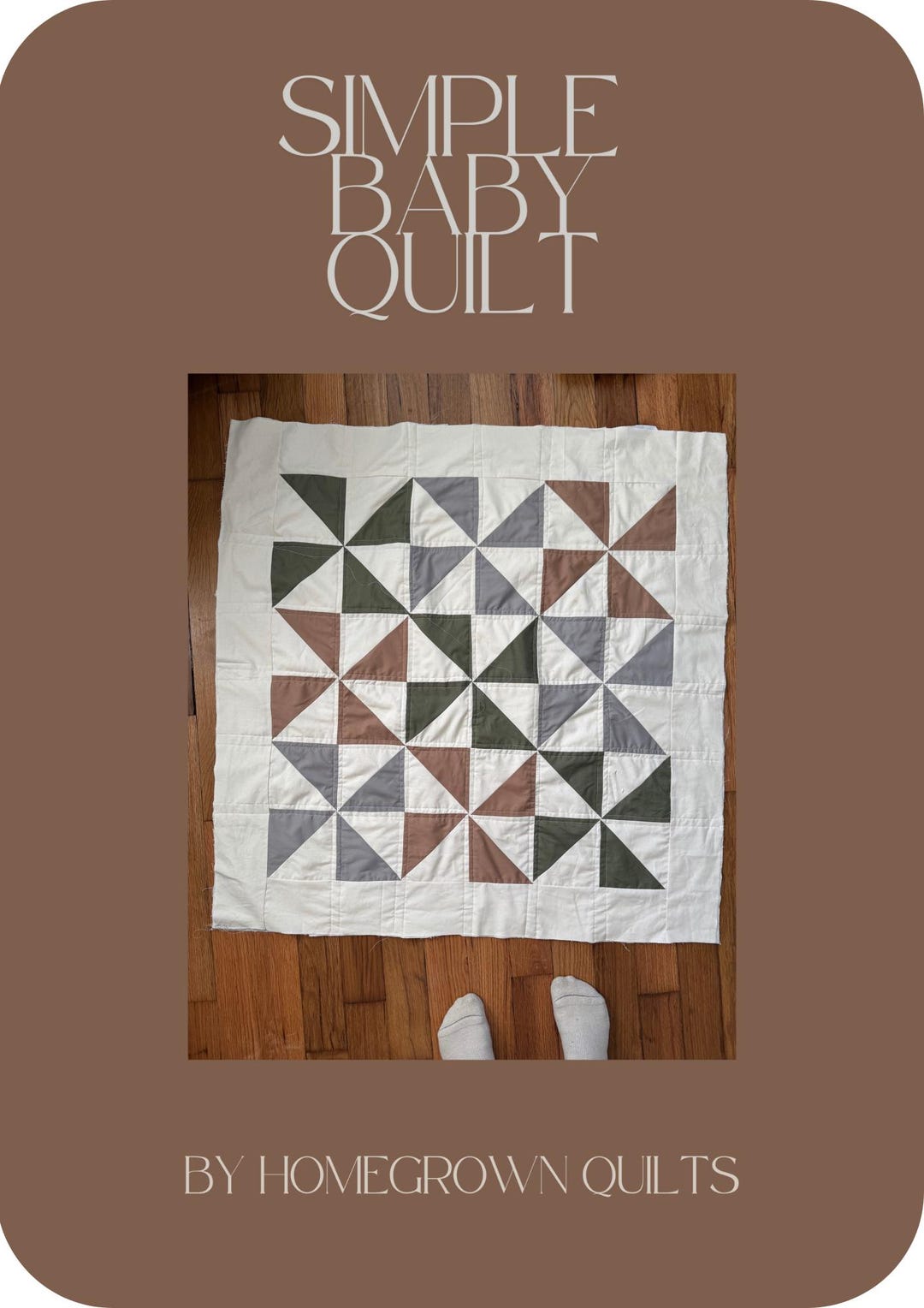 Simple Baby Quilt Pattern - Etsy
