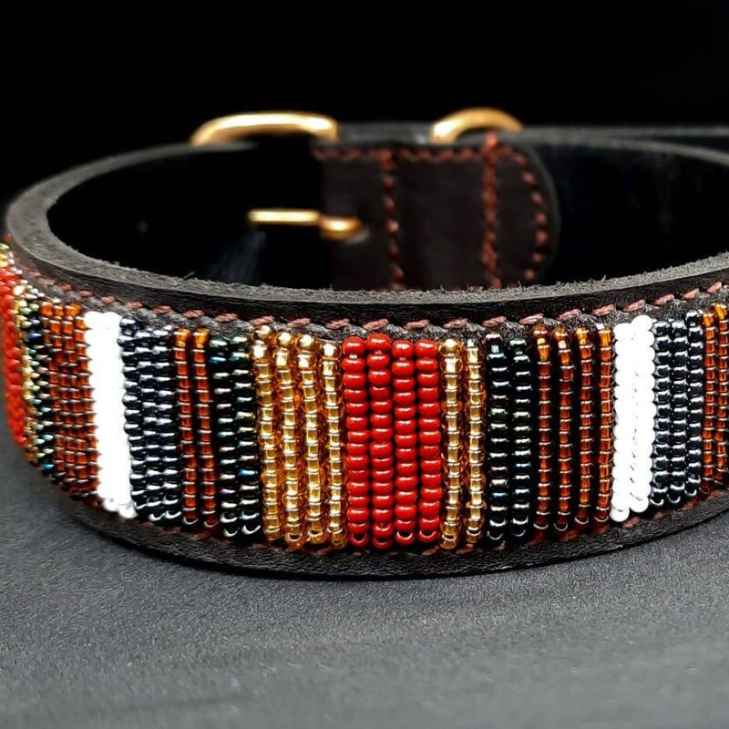 Beaded Dog Collar - Etsy