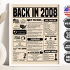 Back in 1944 Sign, Birthday Newspaper Poster, Birthday Gift for Women ...