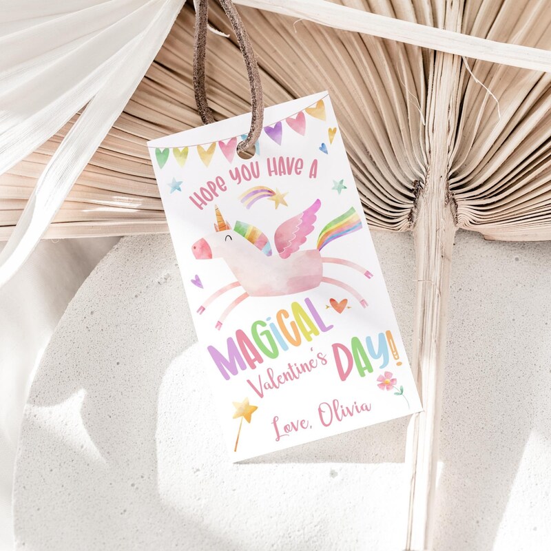 Unicorn Valentine - Etsy