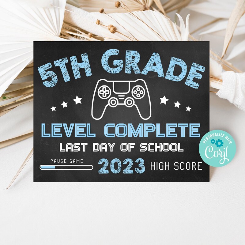 5th Grade Sign - Etsy