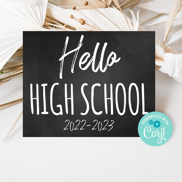 Hello High School - Etsy