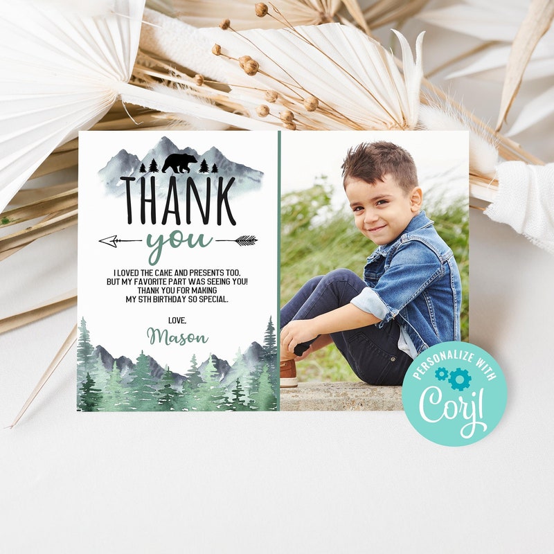 Mountain Thank You - Etsy