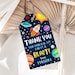 Editable Space Birthday Favor Tag: Rocket, Planets (digital Download ...