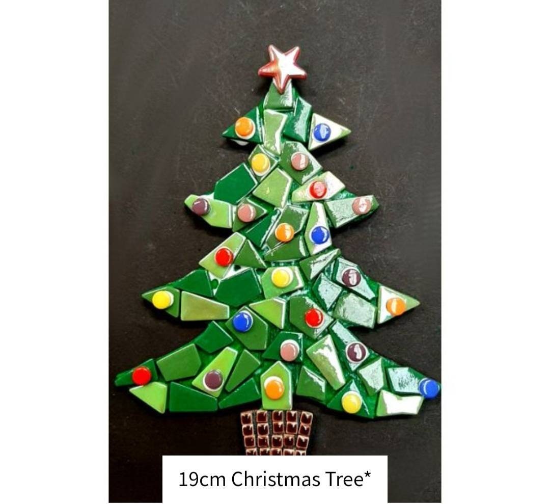 Mosaic Christmas Tree Kit Perfect for Children. 7.5 Inches - Etsy